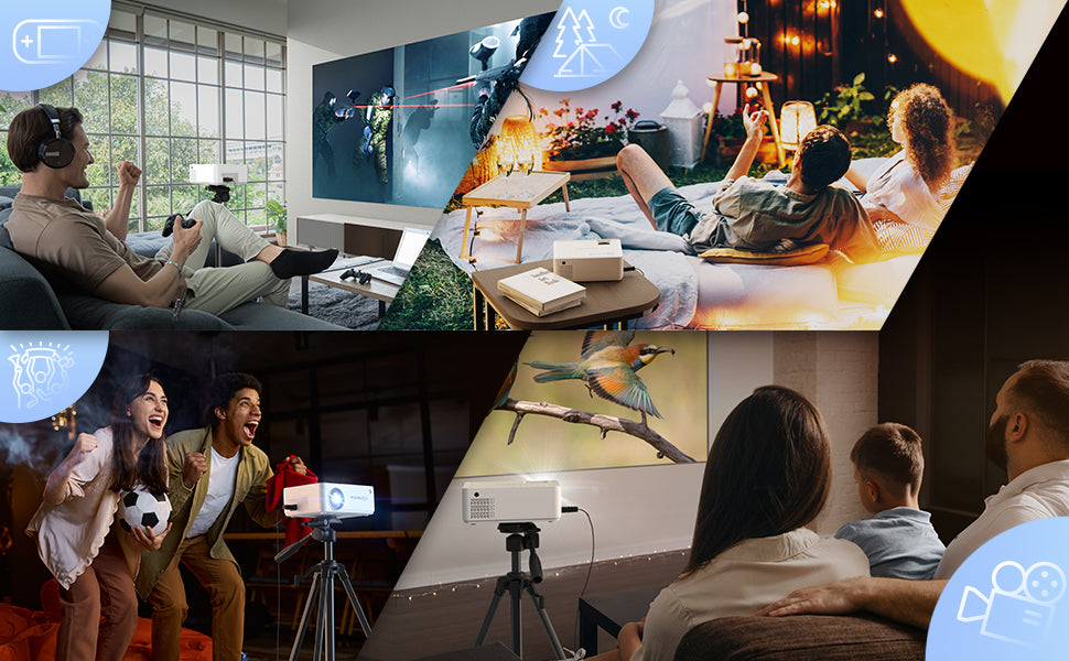 V10 Mini Projector | Big Entertainment in a Compact Design | WEWATCH